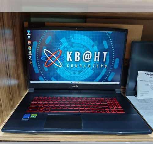 Мощный игровой ноутбук MSI Katana 17 12450H 16gb