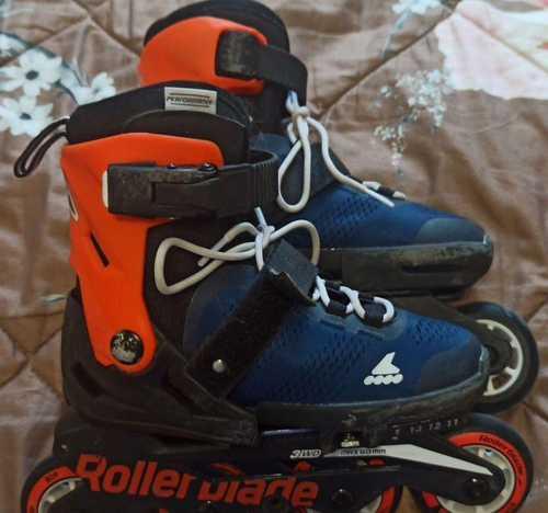 Ролики rollerblade детские раздвижные 28 32