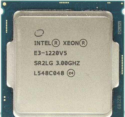 Процессор Xeon E3 1220 V5