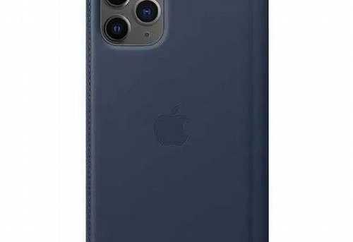 Оригинал Apple Leather Folio iPhone 11 Pro (Синяя)