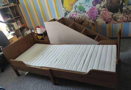 Кровать IKEA (матрас отдельно)