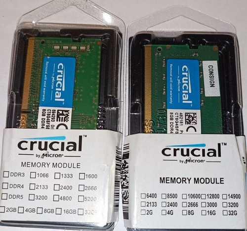 Crucial sodimm DDR4 16GB (8GB   8GB) 3200MHz