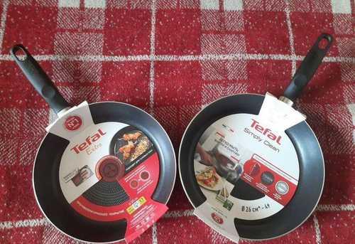 Новые сковороды Tefal 24, 26 см антипригарные