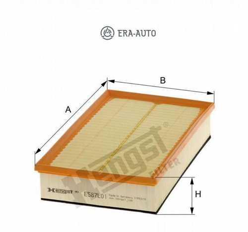Hengst filter E587L01 Фильтр воздушный