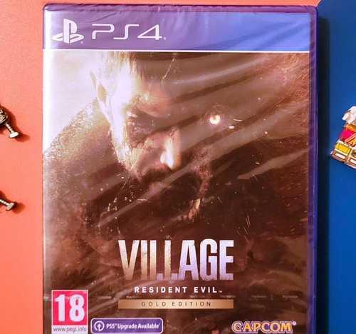 Resident Evil 8 Village Gold Edition ps4 (новый)