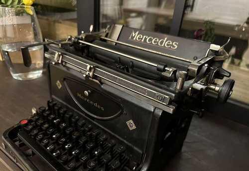 Пишущая машинка Mersedes