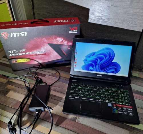 Игровой MSI 15.6" IPS 120Гц /i7/16Gb/GTX 1070 8Gb