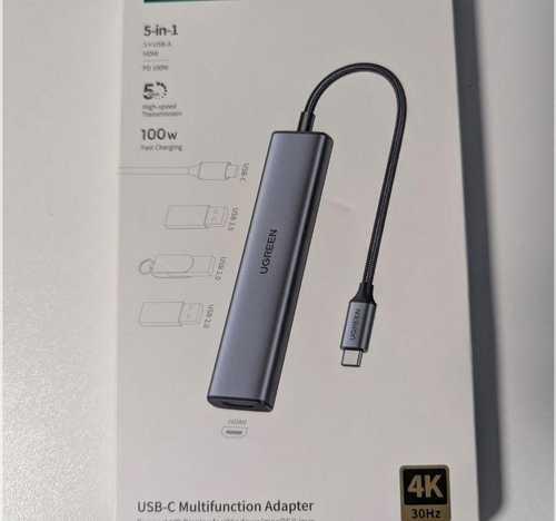 Адаптер хаб USB C для MacBook