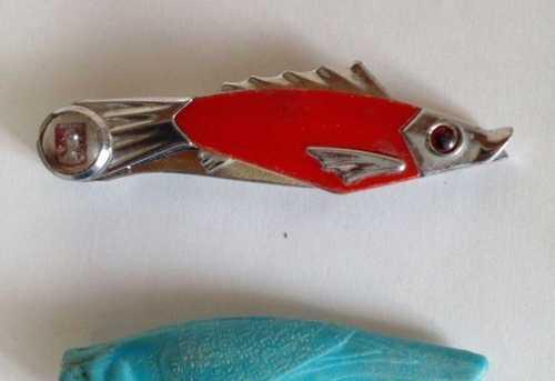 Перочинный нож "рыбка" Сделано в СССР