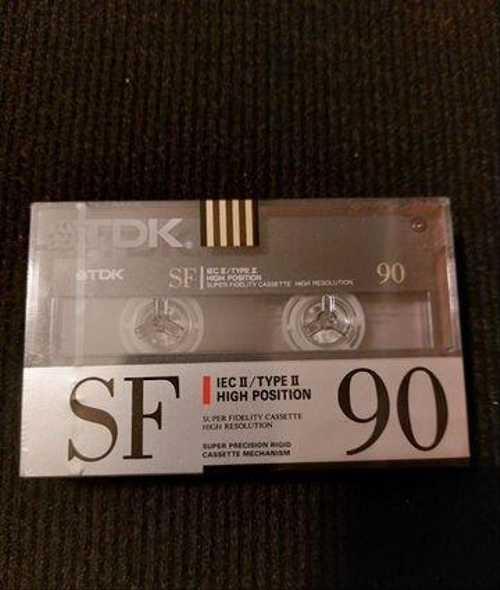 Аудиокассеты новые tdk sf 90