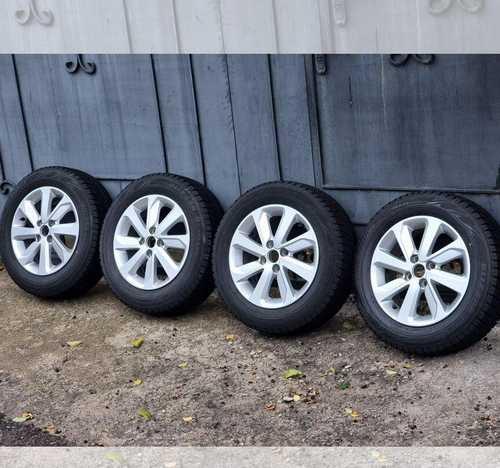 Blizzak revo GZ 185/65 R15 на литых дисках kia rio