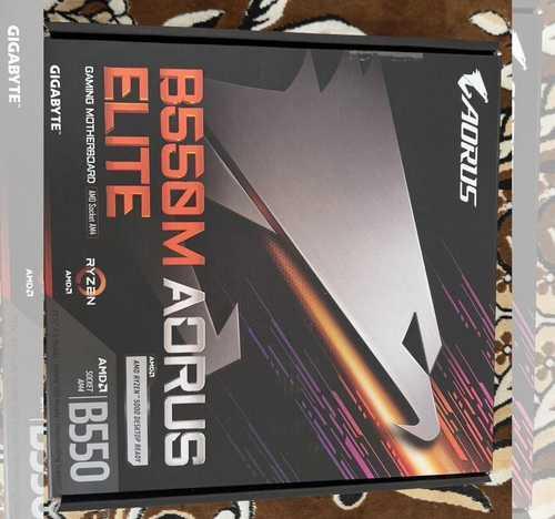 Материнская плата B550M aorus elite