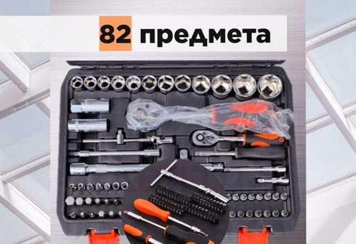 Инструменты для работы 82 предмета в кейсе