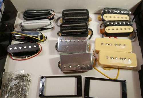 Звукосниматели гитары хамбакер humbucker рельсовый