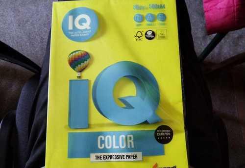 Бумага а4 iq color 80
