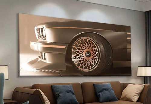 Картина BMW M3,E30,M8,E46 в автосалон,гараж,лофт