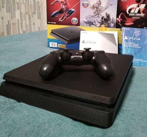 Sony playstation 4 slim 1tb 1 геймпад