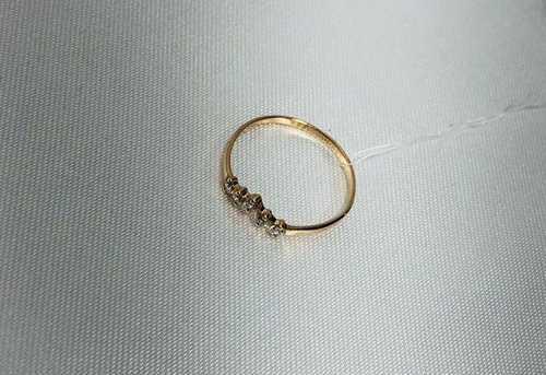 Золотое кольцо 585 0.77г (кв)