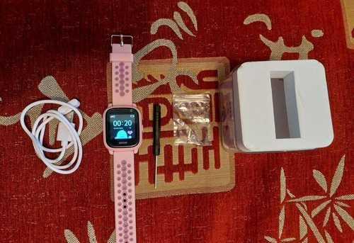 Детские смарт часы с GPS и телефоном Wonlex KT04