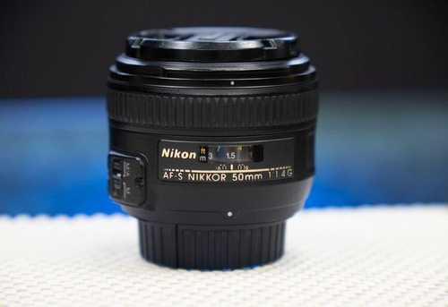 Объектив Nikon 50mm F1.4G AF-S Nikkor (Б.У.) 1