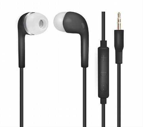 Наушники oxion hs230bk, вакуумные, микрофон, 100 д