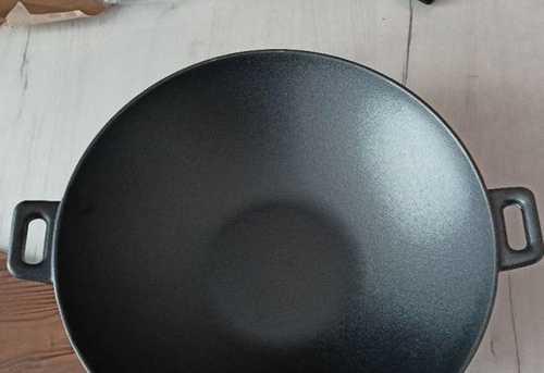 Чугунная сковорода wok