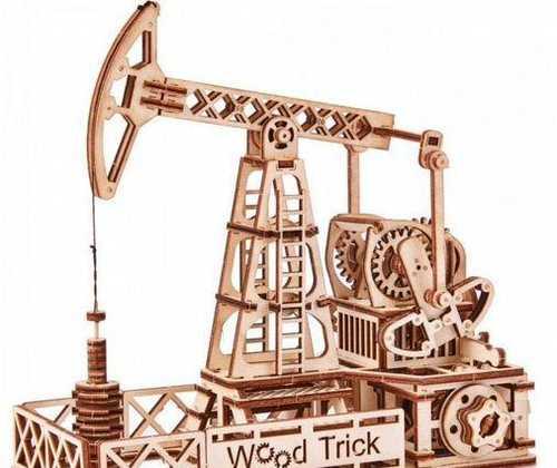 Механический 3D-пазл из дерева Нефтяная вышка