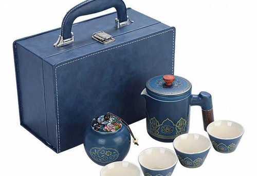 Чайный набор 6 предметов в чемодане