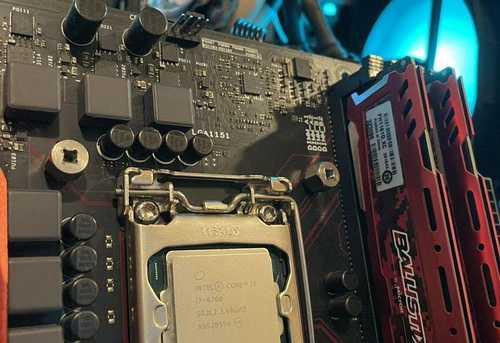 Комплект: intel core i7 6700 Asus b150m