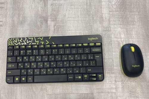 Комплект клавиатура+мышь Logitech MK240 Nano Black