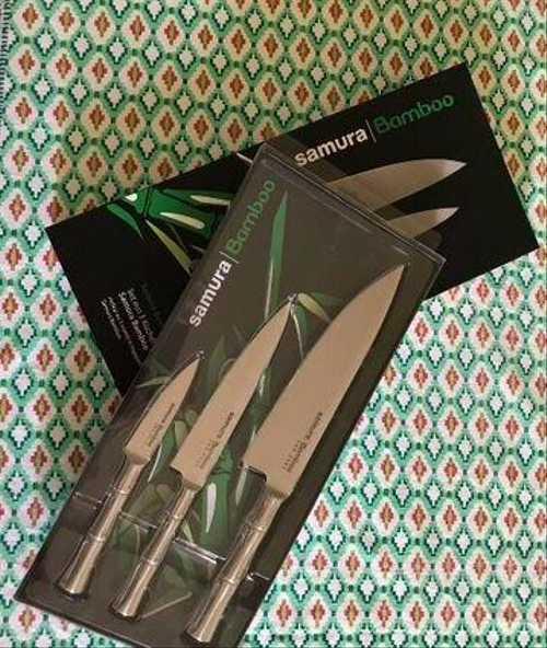 Samura набор кухонных ножей Bamboo 3 (новый)