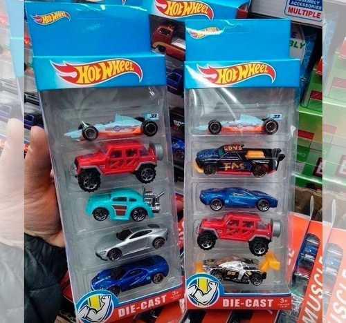 Hot wheels машинки, металлические 5 штук