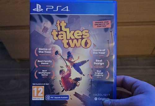 It takes two ps4 диск на русском