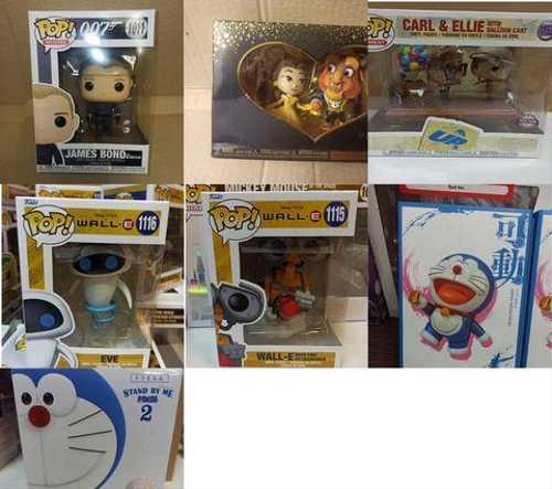 Фигурки James Bond, Beauty & Beast, Carl & Ellie