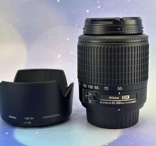 Nikon 55-200mm f/4.5-5.6G ED (sn 72361)