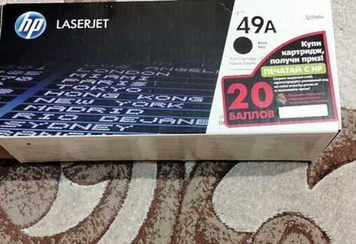 Новый картридж laserjet 49a Q5949A