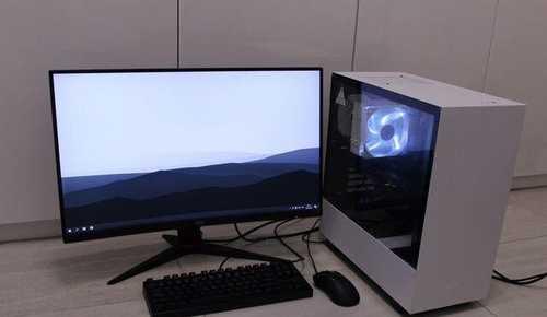 Белый компьютер с RTX и i7