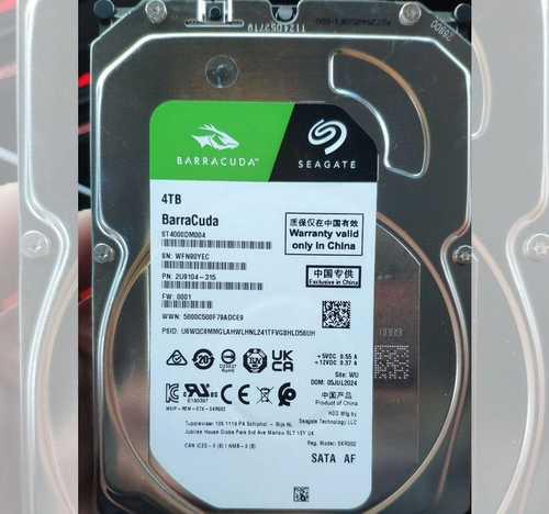 Жесткий диск Seagate barracuda 4tb