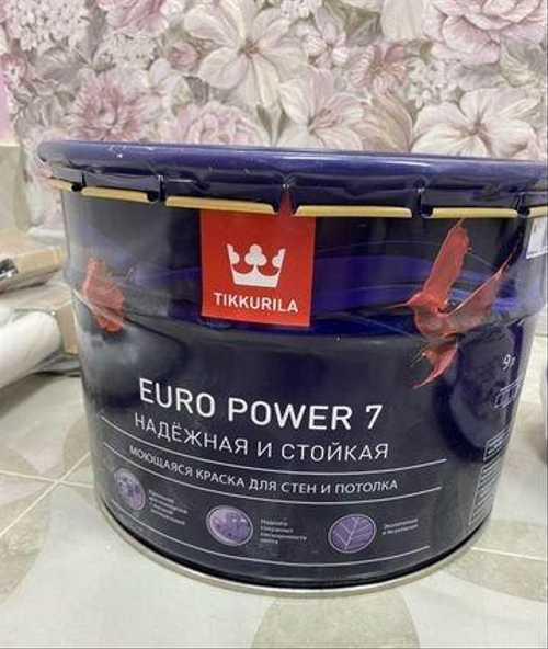 Краска Tikkurila Euro Power-7