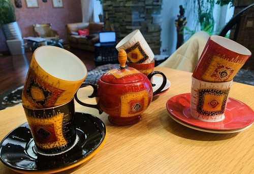 Сервиз кофейный porcelaine DE limoges лимож