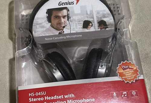 Наушники с микрофоном Genius HS-04SU