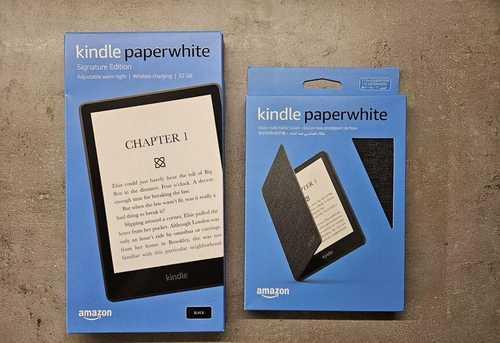 Amazon Kindle Paperwhite SE 2024 + обложка оригин