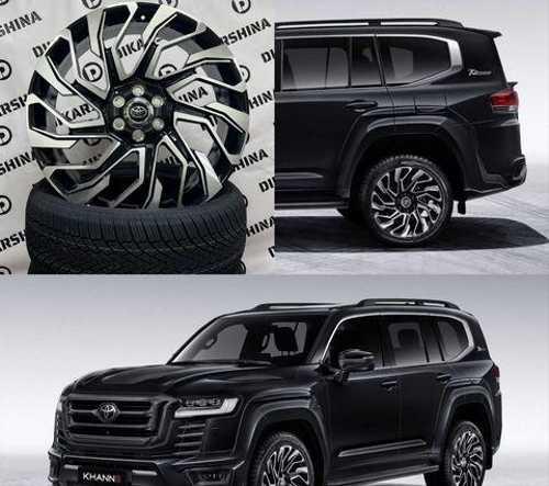 Новые Кованые диски на Тойота Ланд Крузер 300 R24