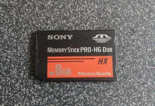 Карта памяти Sony Memory stick pro duo
