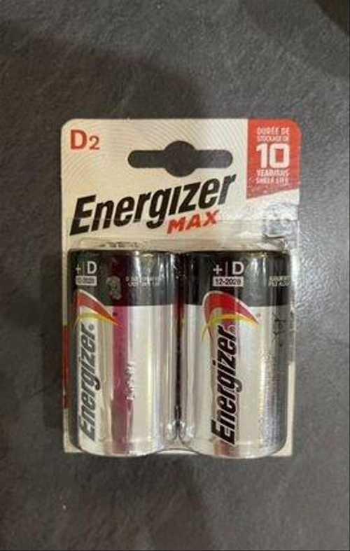 Батарейка d2 energizer max