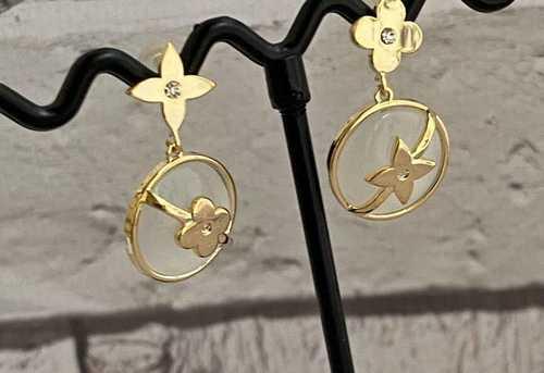 Серьги louis vuitton