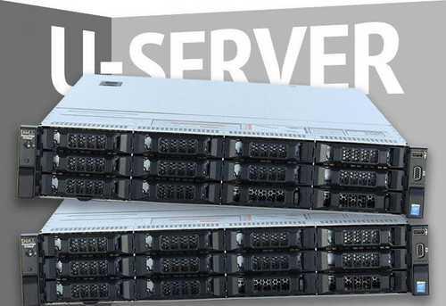 Сервер dell R730XD 12LFF+2SFF H730p 2X1100W, платф