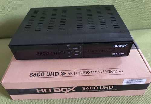 TB-ресивер спутник+кабельное HD BOX S600 UHD 4K