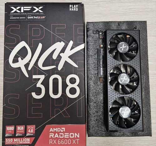 XFX RX 6600 Xt, 8Gb, идеал/комплект