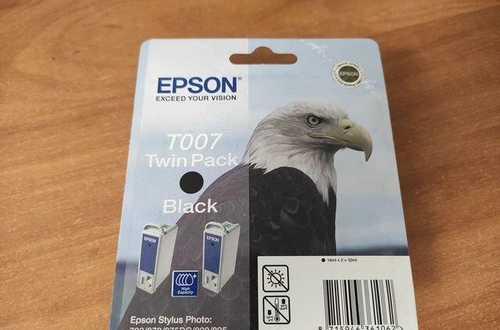 Картридж epson T007 набор из 2х штук